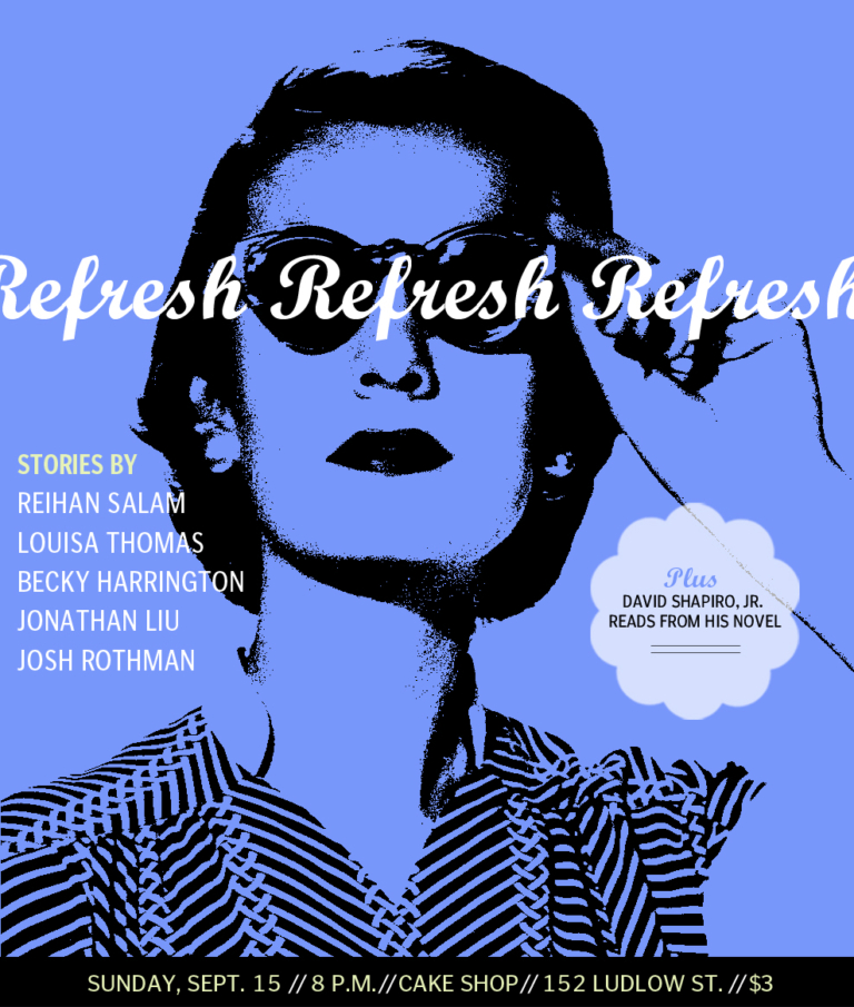Q&A with Leon Neyfakh and his series Refresh Refresh Refresh | STET